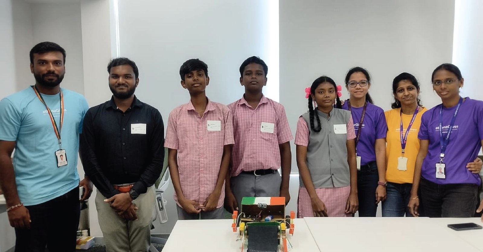 WRO India Teams Visited Athenahealth Office - India STEM Foundation