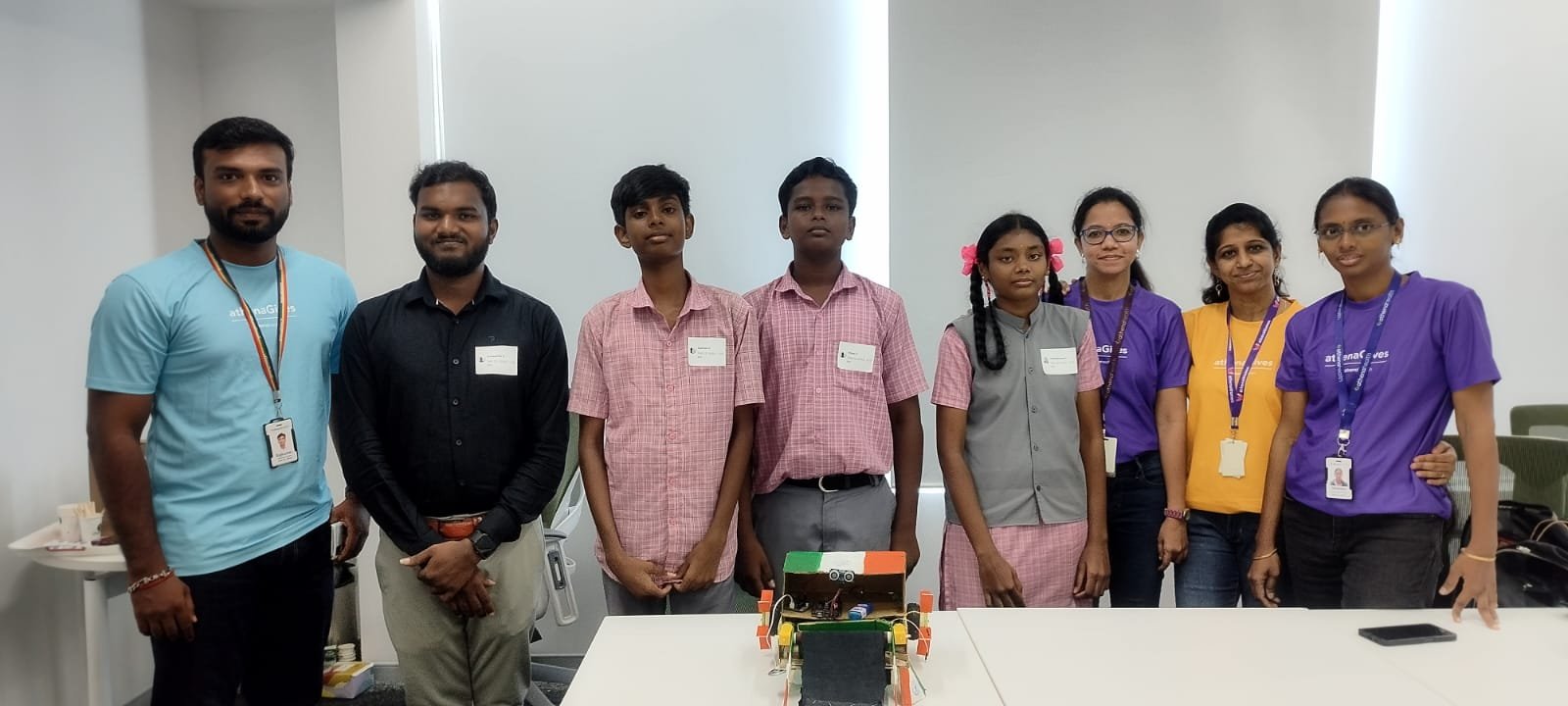 WRO India Teams Visited Athenahealth Office - India STEM Foundation